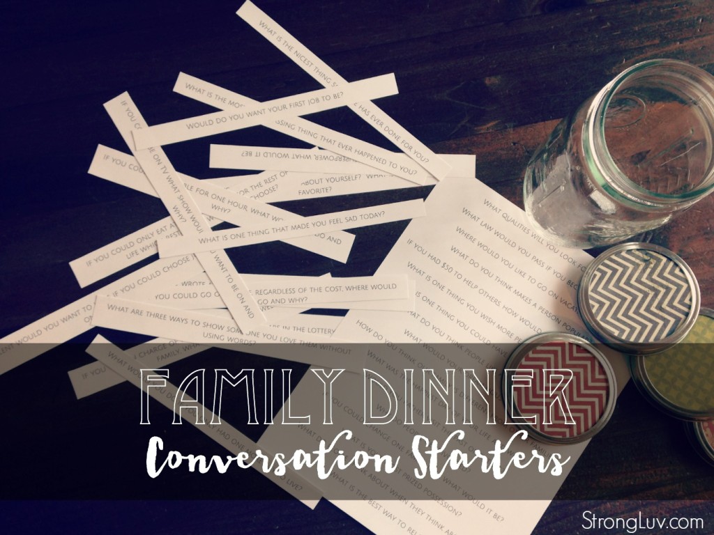 Around the Table: Family Dinner Conversation Starters