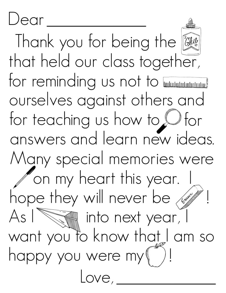 End of School Year Teacher Appreciation Gift Ideas [FREE Printable]